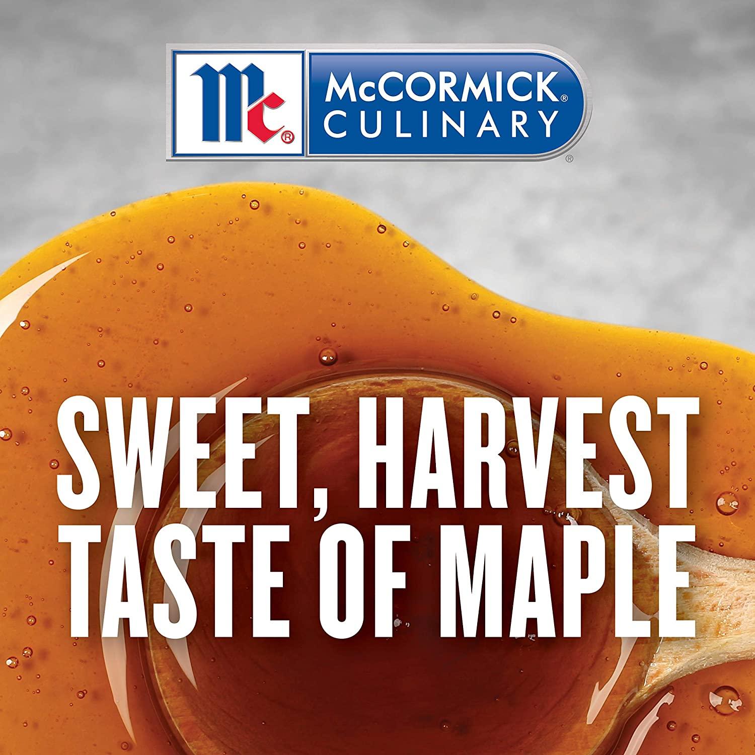 McCormick Culinary Imitation Maple Flavoring 16 fl oz - Baking Extract ...