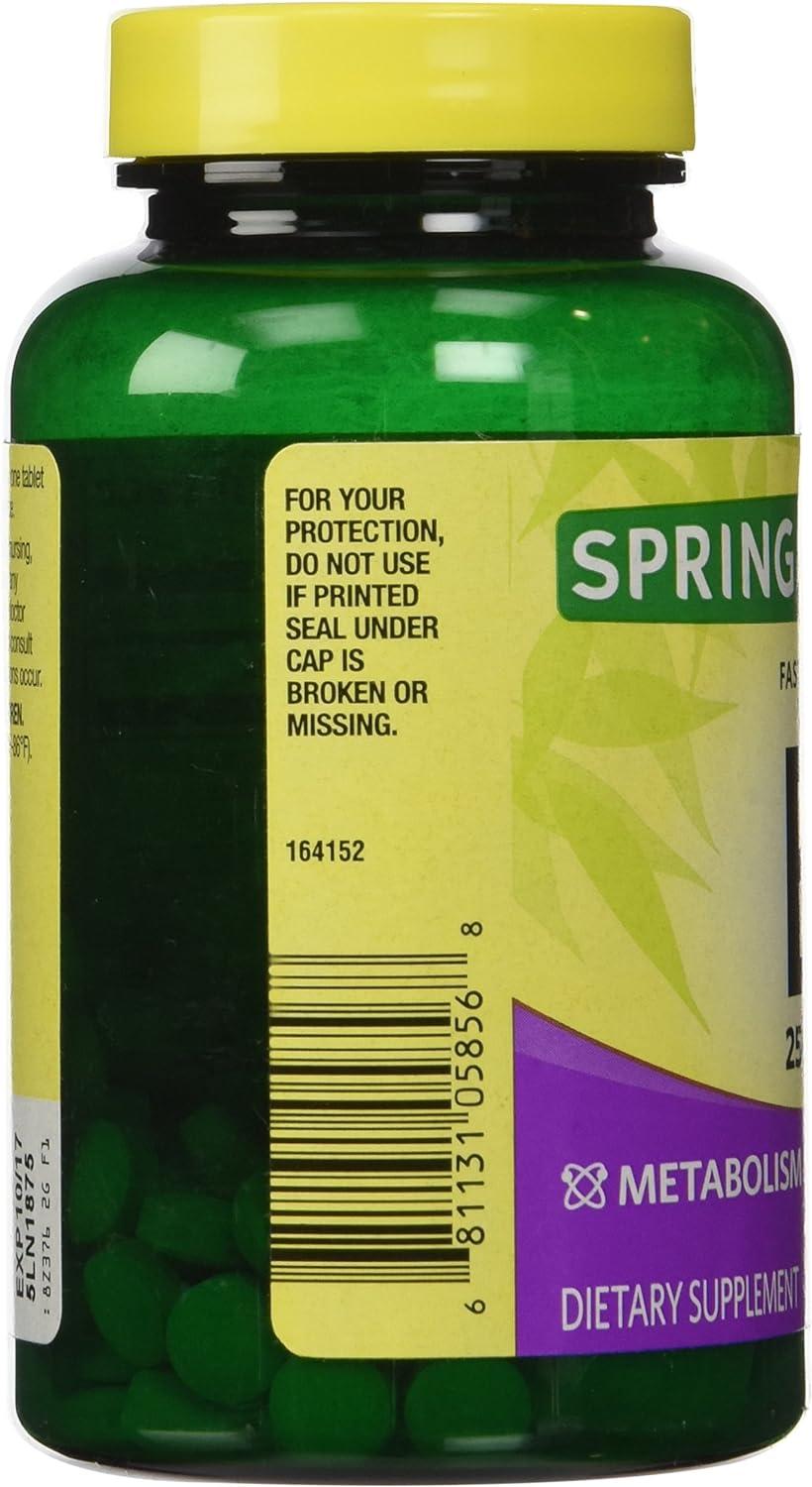 ONLY 1 IN PACK Spring Valley Fast-Dissolve Vitamin B12 2500 Mcg ...