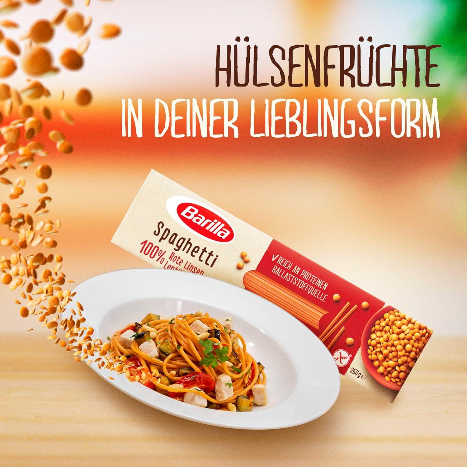 Buy Barilla Red Lentil Spaghetti 250g - Gluten Free High Protein ...
