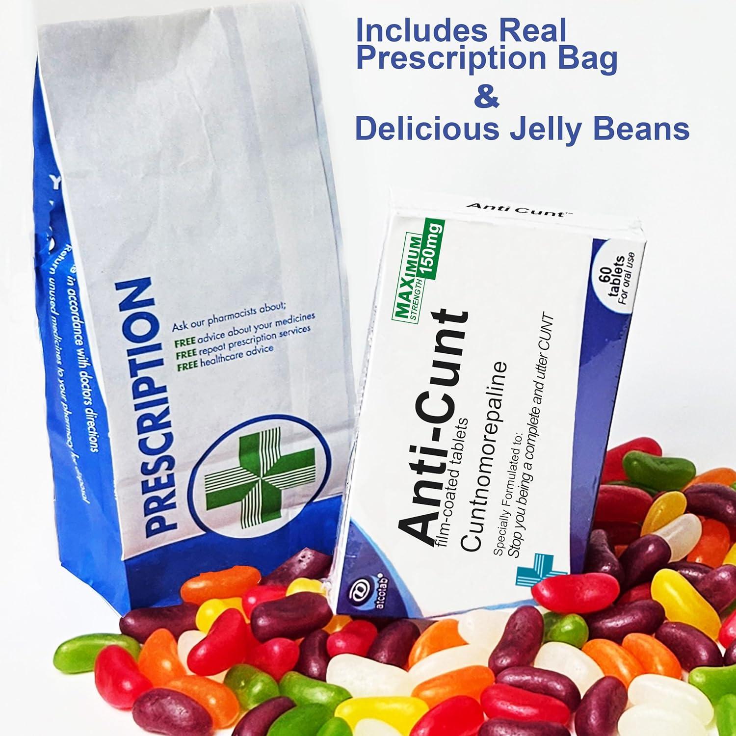 Funny Rude Joke Tablets Pill Box Prank Includes Jelly Beans Sweets ...