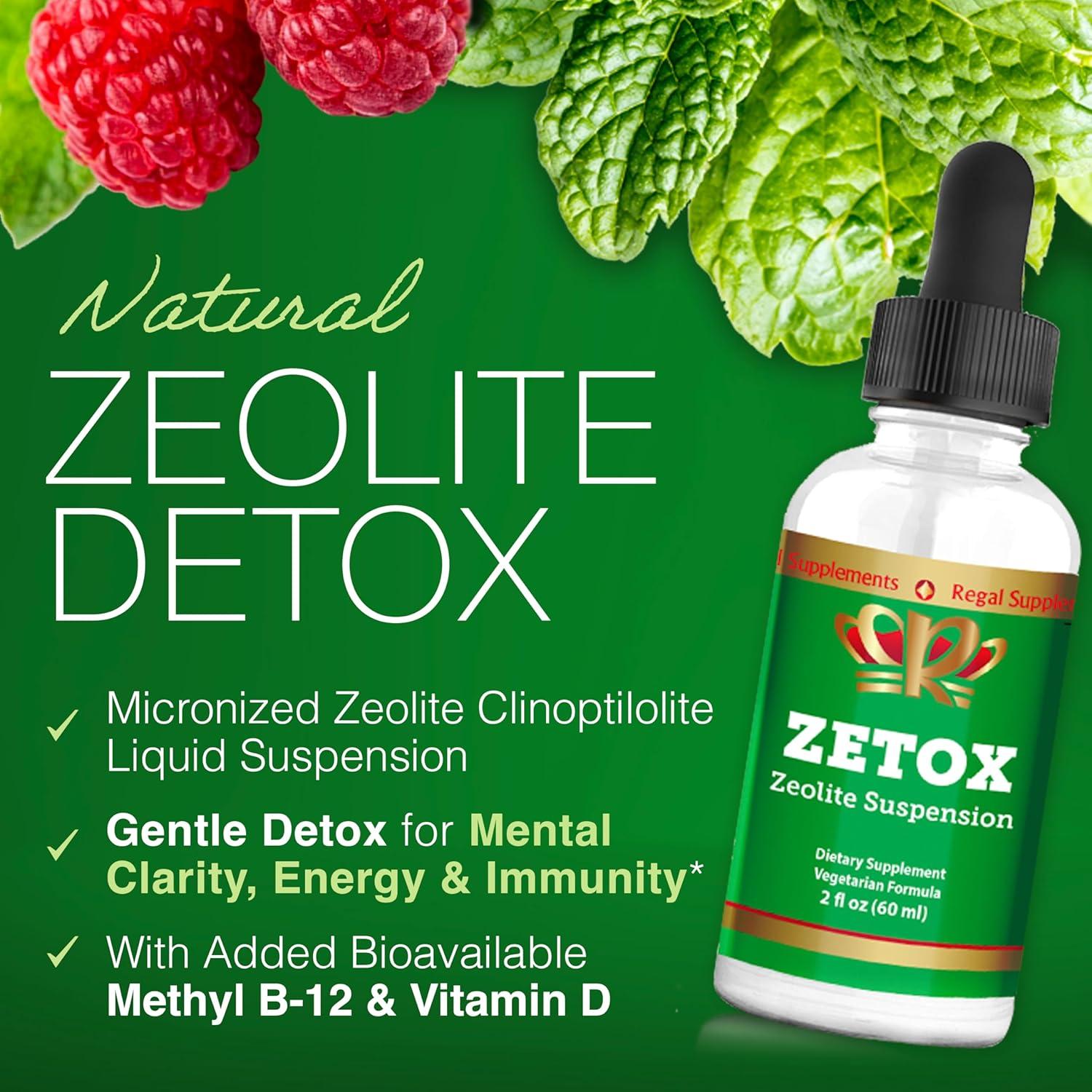 ZETOX Zeolite Detox Drops | Premium Clinoptilolite for Kids & Adults ...