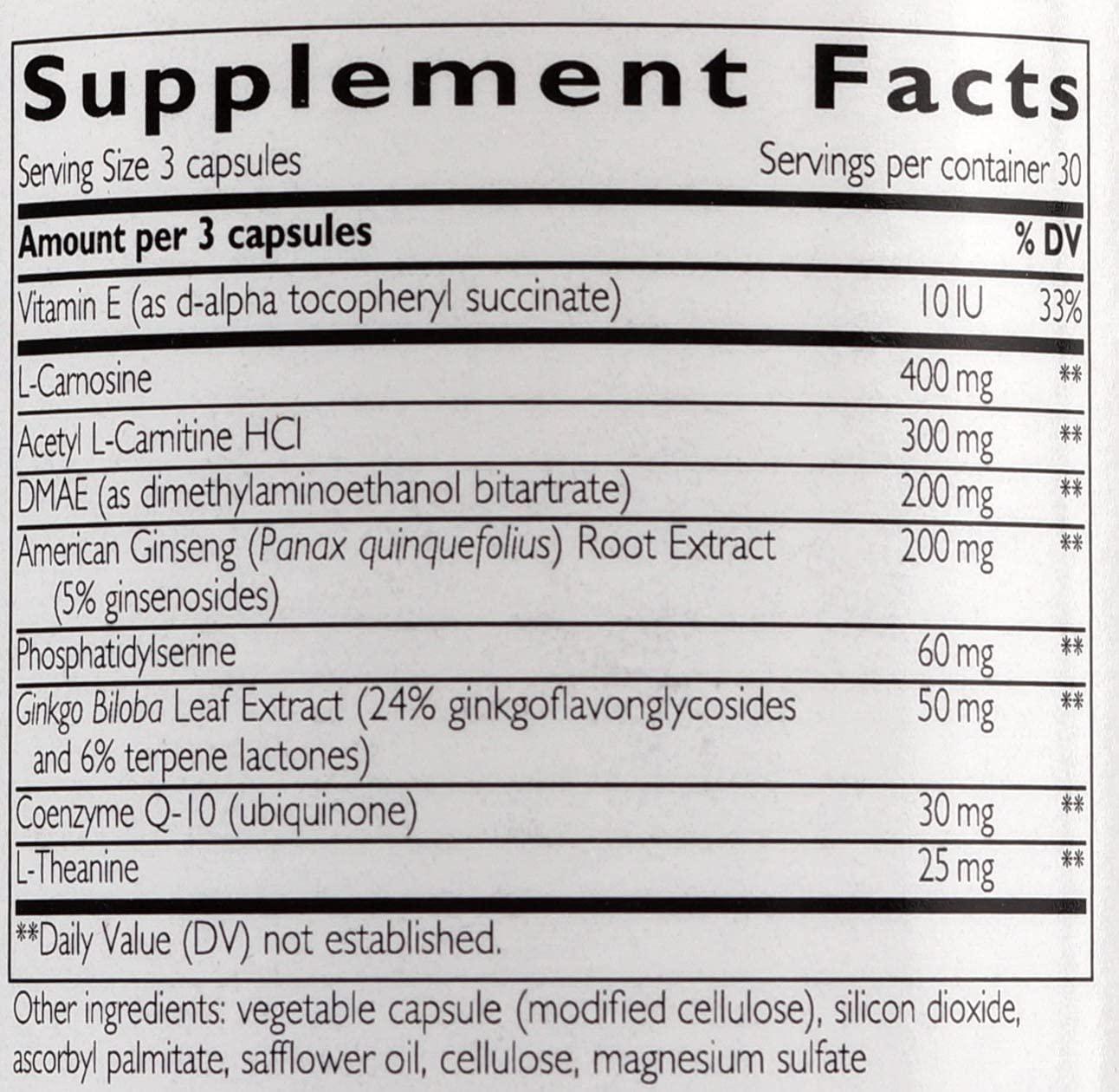 Enzymatic Therapy Learner's Edge 90 Veg Capsules - Brain Support ...