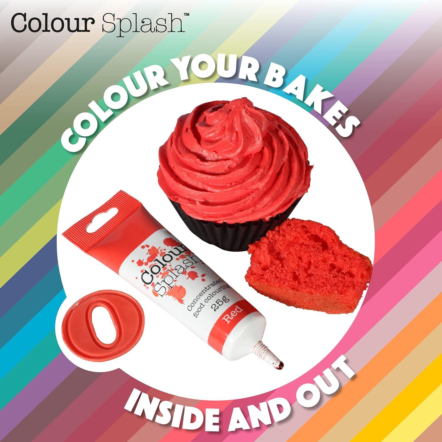 COLOUR SPLASH Pale Pink Food Colouring Gel Tube 25g - Highly ...