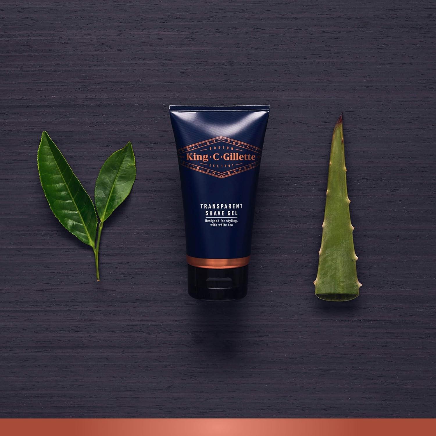 King C. Gillette Gift Set for Men | Razor Blades Shaving Gel & Beard ...