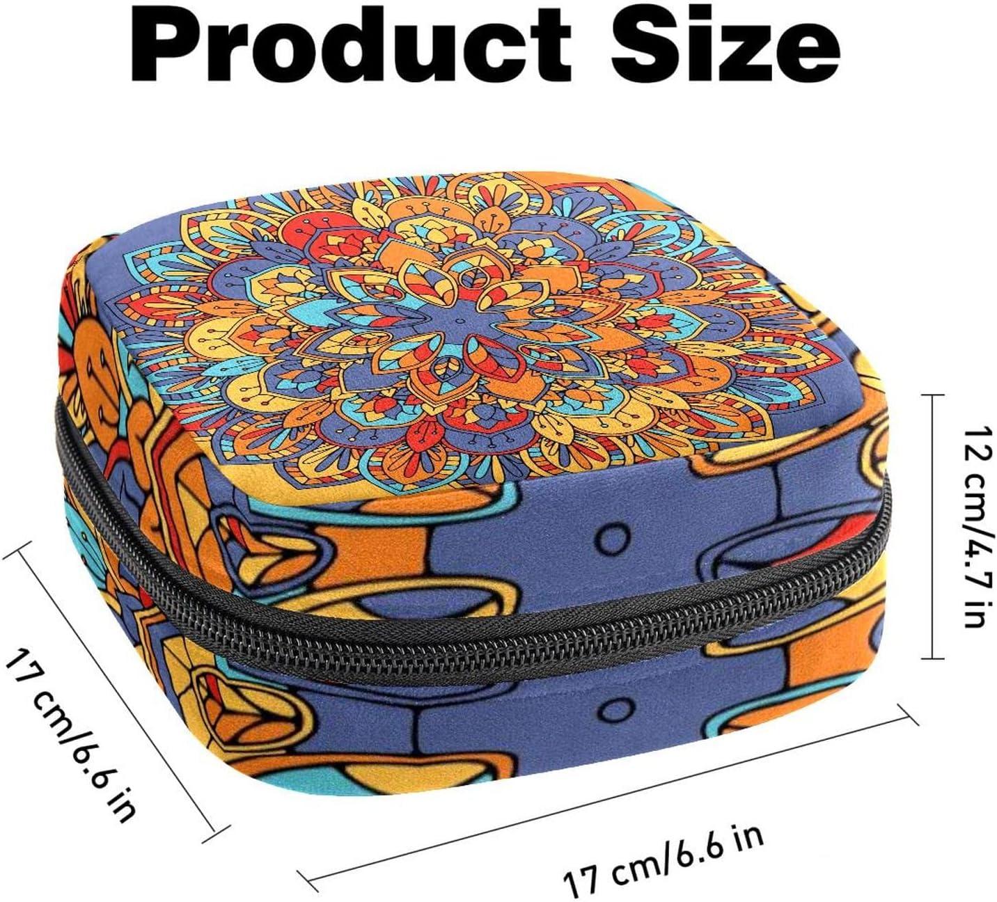 Shop Mandala Psychedelic Henna Menstrual Cup Pocket - Portable Storage ...