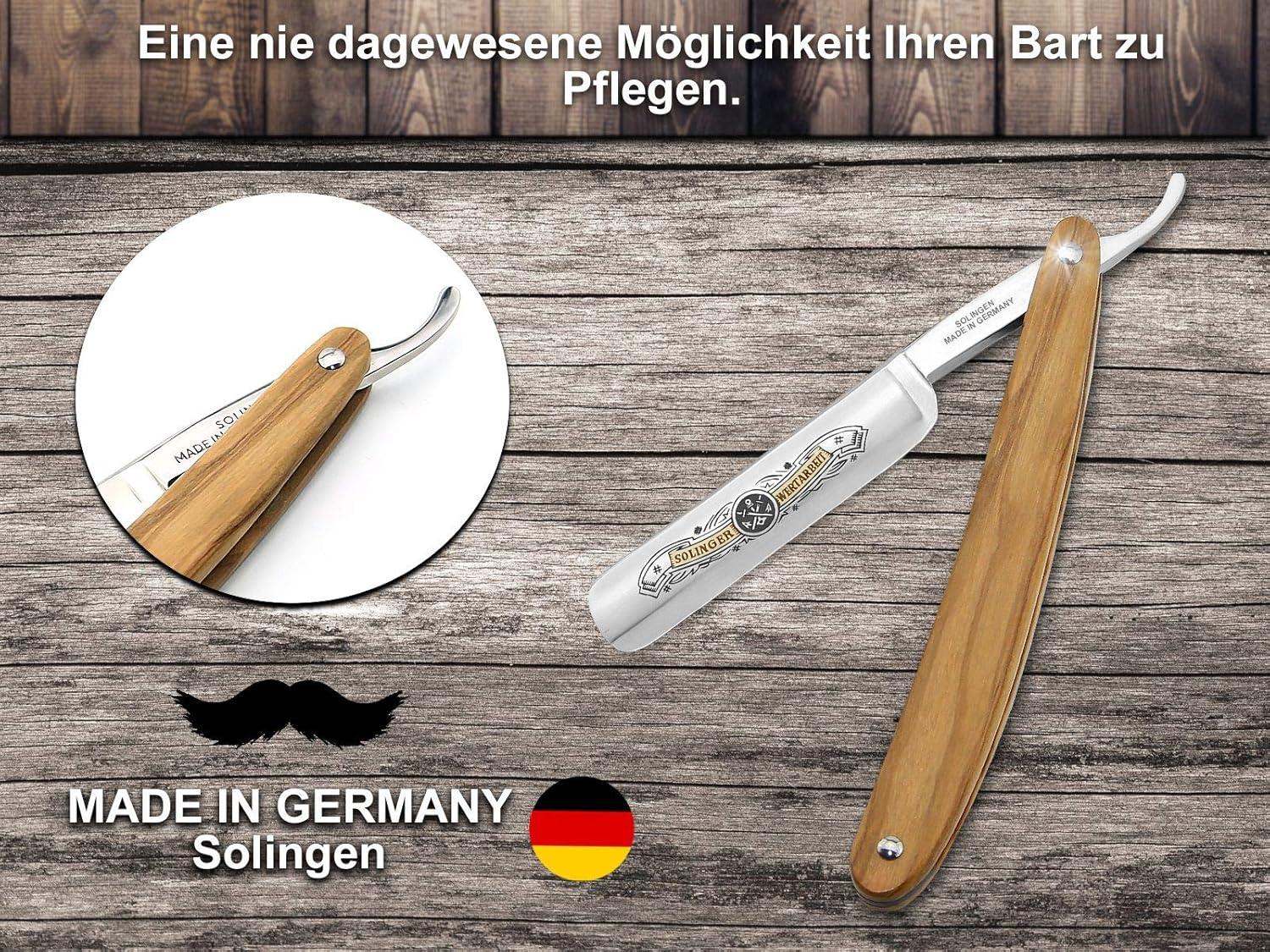 Premium Solingen Razor Set - Wooden Handle & String Instrument RW ...