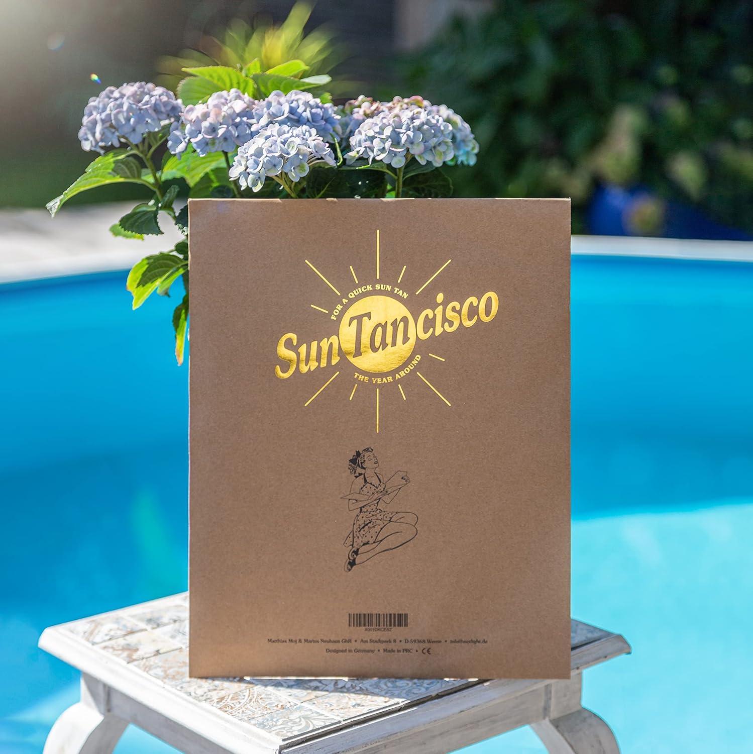 Suntancisco Sun Reflector - At Home Facial Tan & Browning Accelerator ...