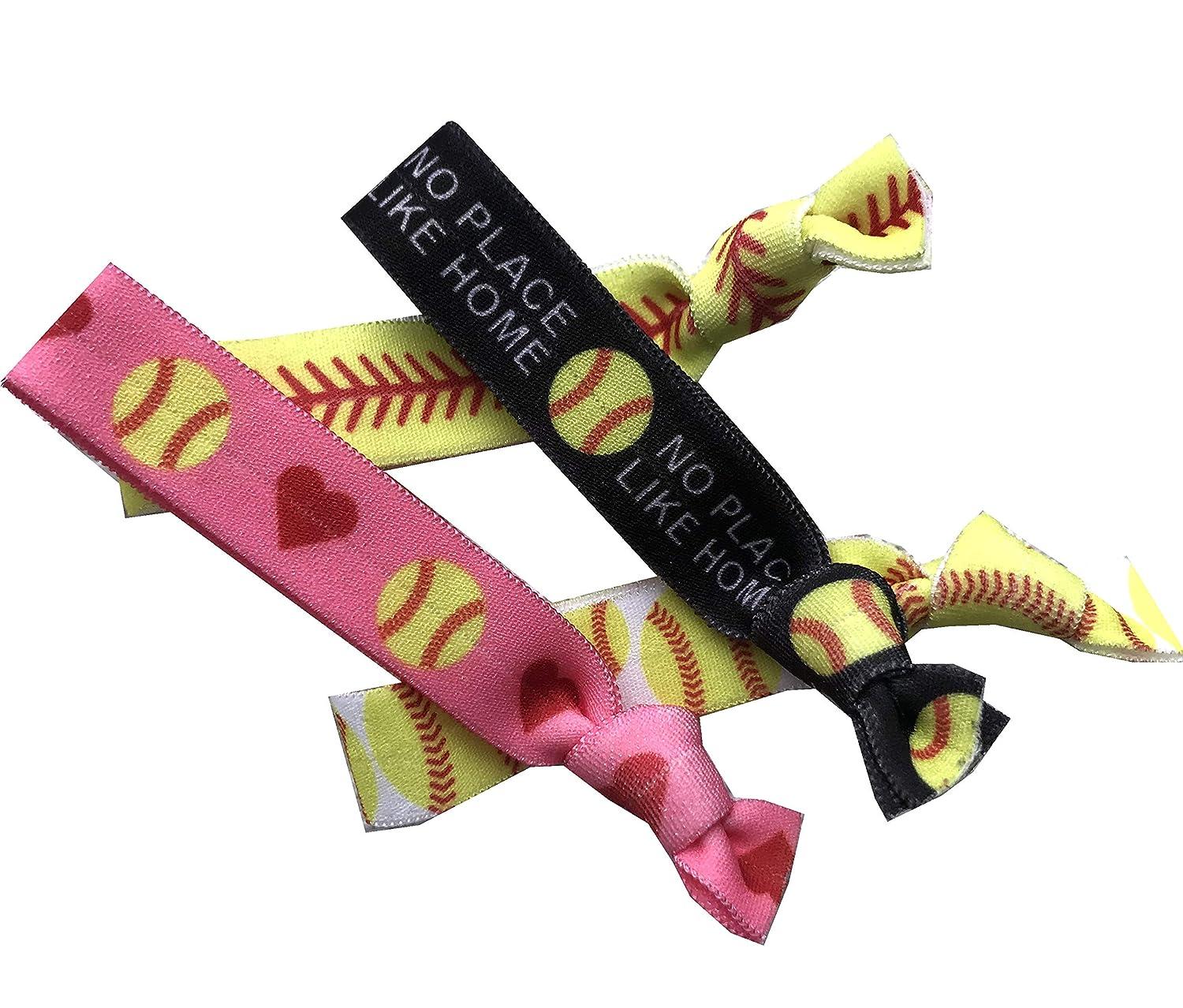 8 Piece Softball Gifts Hair Elastics - Softball Gifts for Girls Girls ...