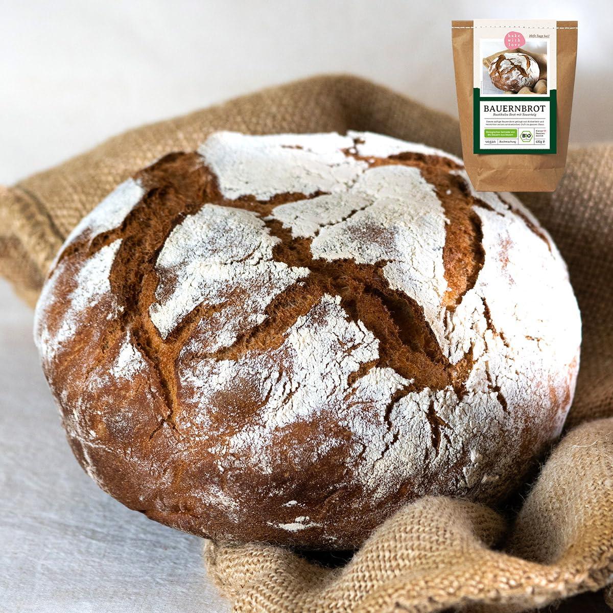 Buy Farm Bread Organic Baking Mix - Sourdough Bread Baking Maker - 6 ...