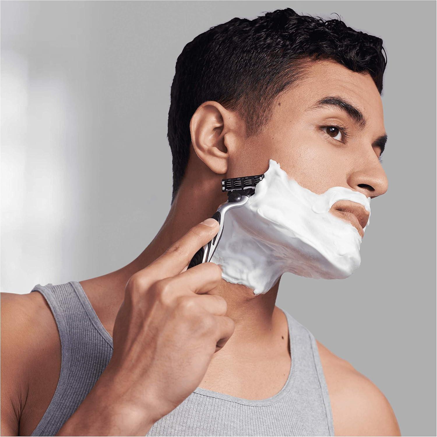 Gillette Mach3 Razor for Men - Improved Moisture Strips + 2 Blades ...
