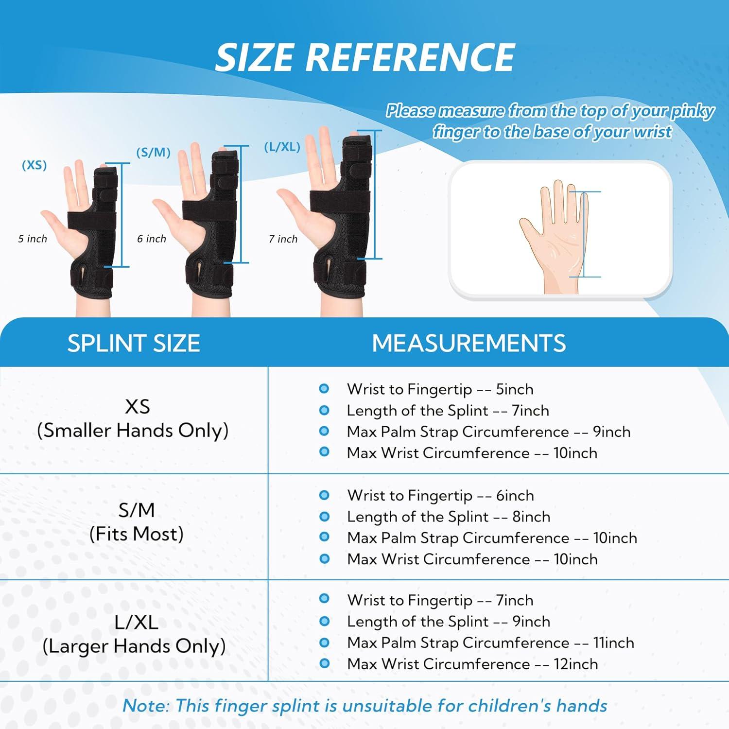 Joingood Finger Track - Small Finger & Wrist Rail for Broken Fingers ...
