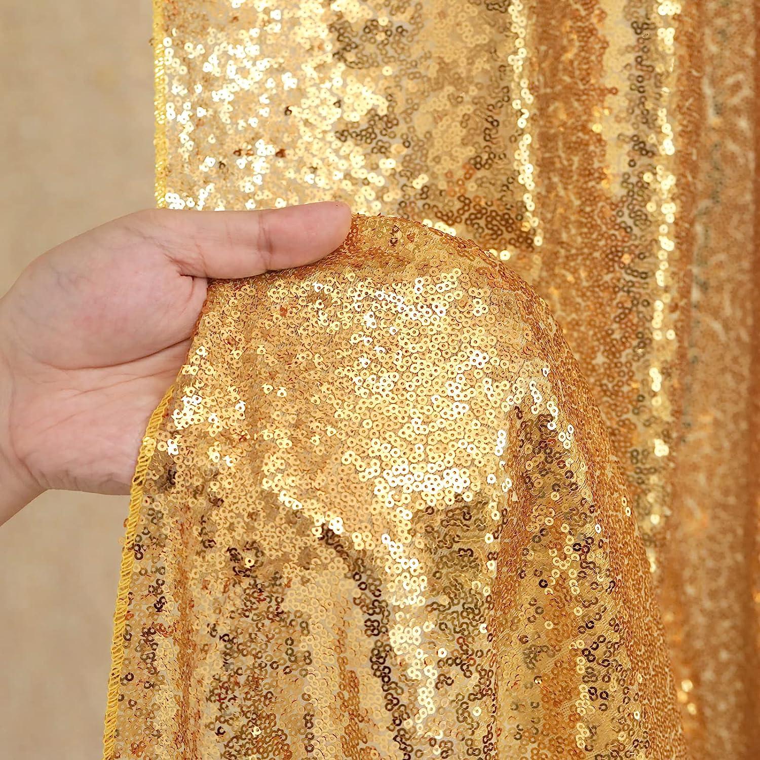 gold sequin background