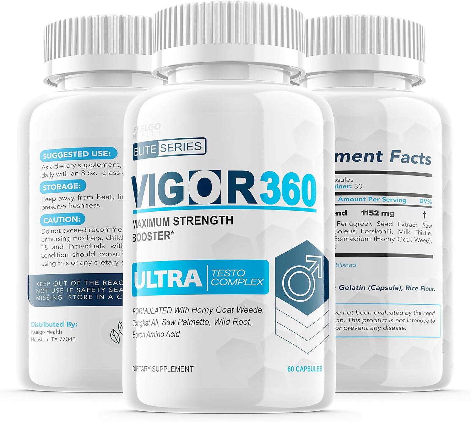 Vigor 360 Max - Natural Ultra Men's Performance Supplement | Buy Now ...