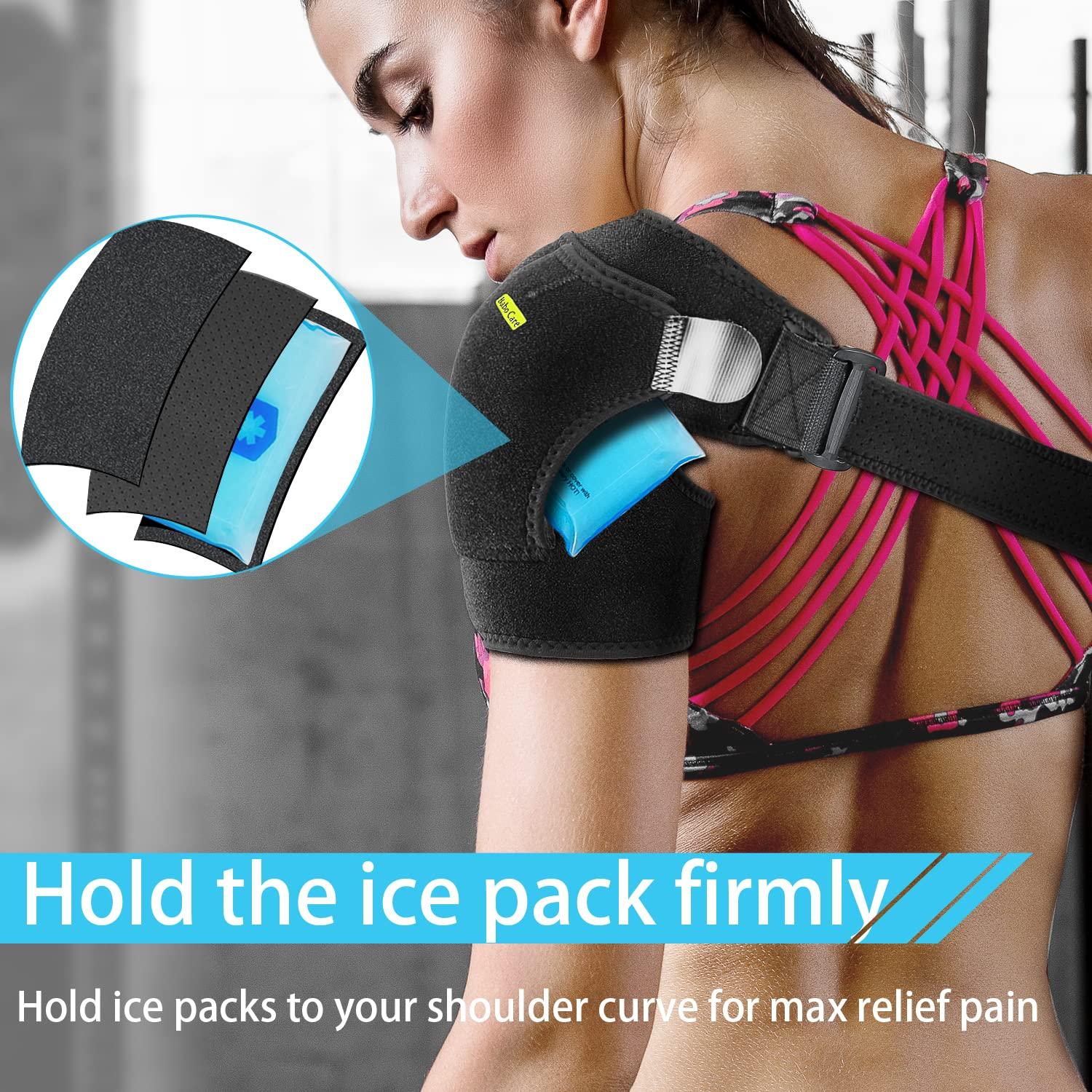 Shoulder Stability Brace with Pressure Pad - Breathable Neoprene ...