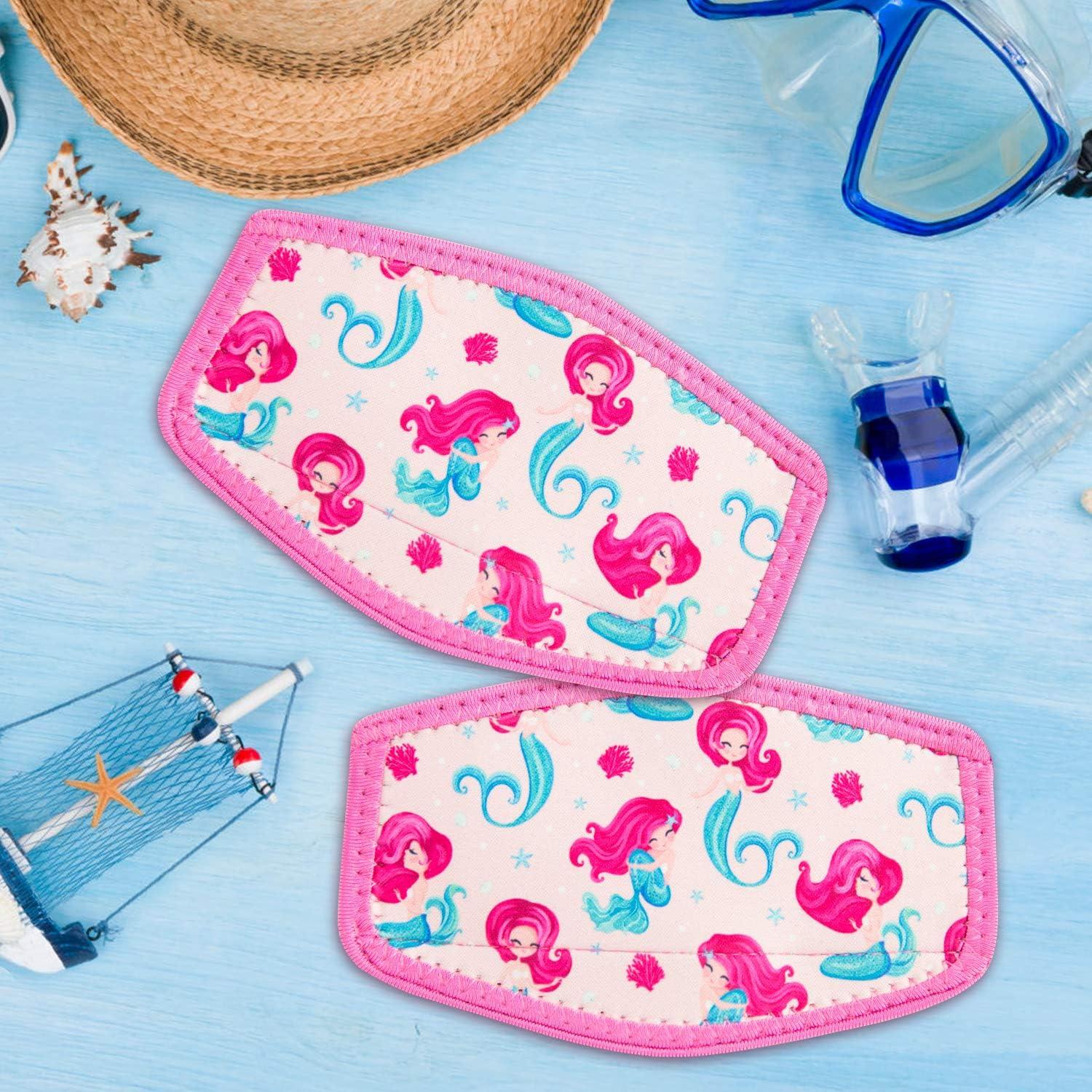 AMUSEPROFI Neoprene Kids Diving Mask Strap Cover - Pink-Red-Blue Dive ...