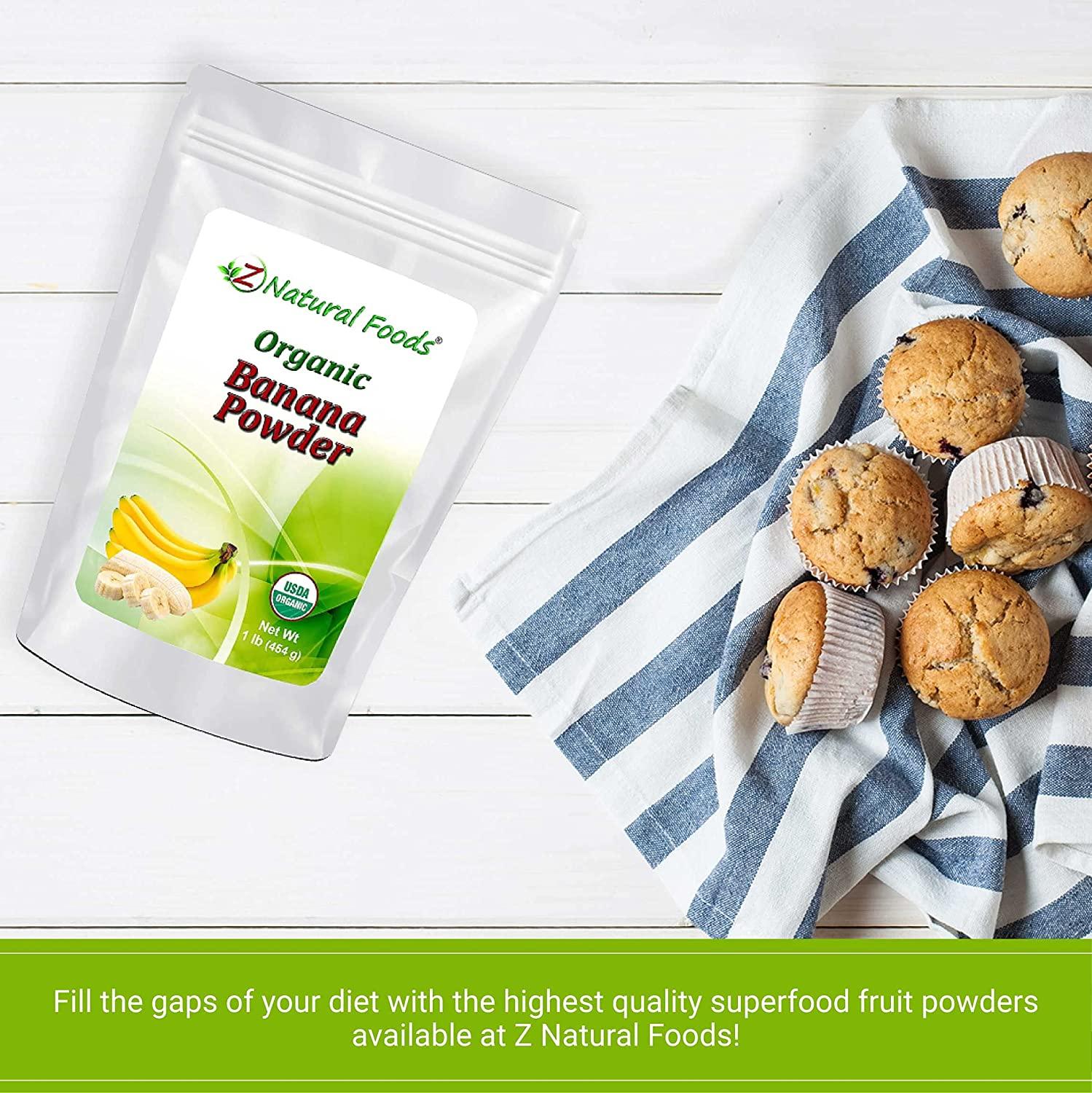 Organic Banana Powder - Superfood Supplement for Smoothies, Desserts ...