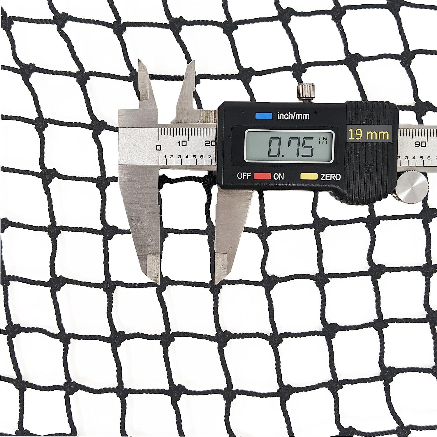 Just For Nets Nylon Golf High Impact Net, Black 10 x 10