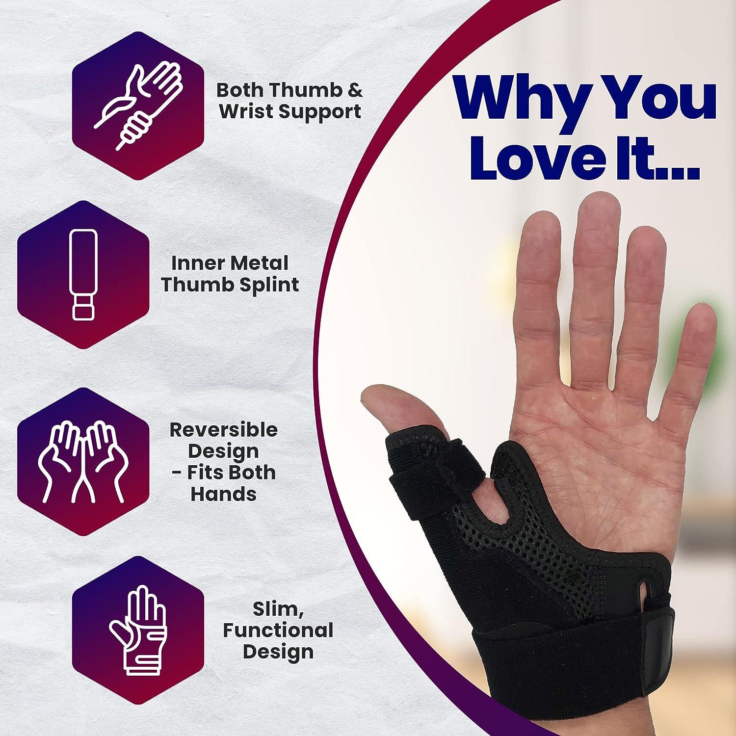 Thumb Splint CMC Thumb Brace for Arthritis Pain Relief & Support ...