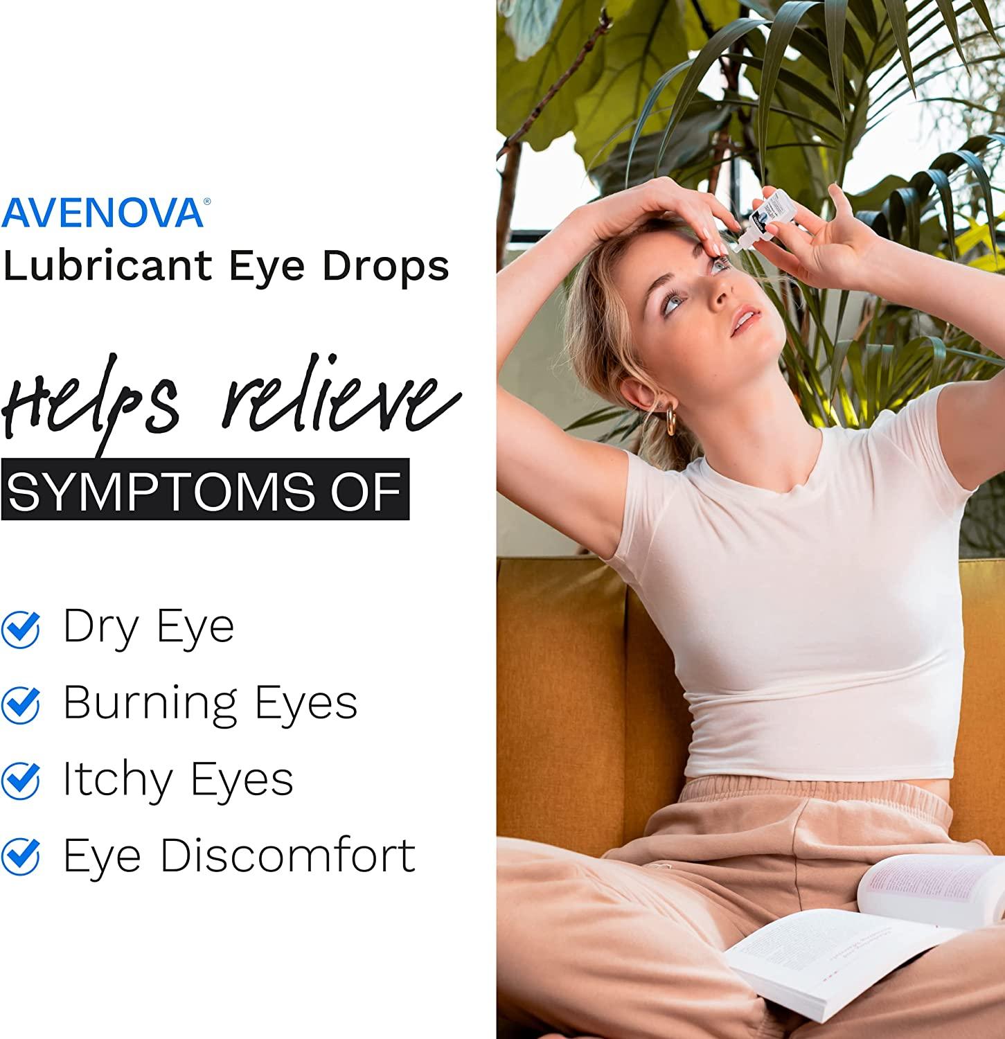 Avenova Lubricant Eye Drops - Instant Relief for Dry Eyes & Contact ...