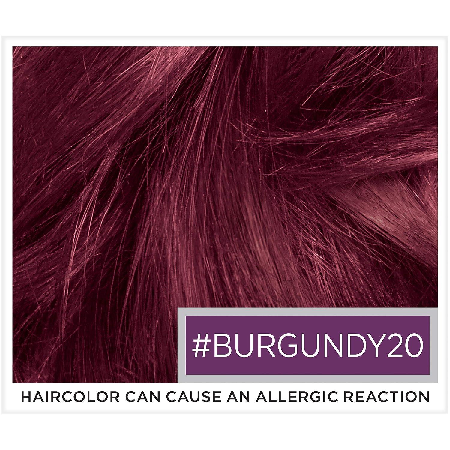 L'Oreal Paris Colorista Burgundy Semi-Permanent Hair Color for ...