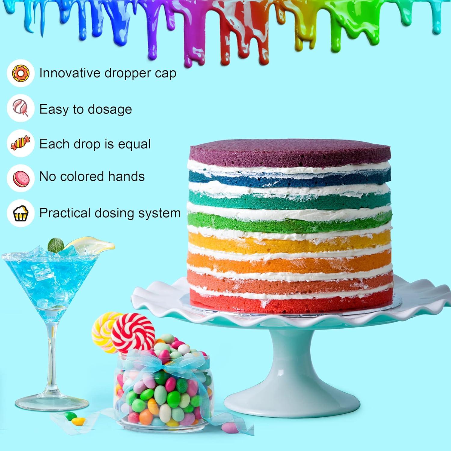 Food Colouring Food Colours Set for Cakes Baking Biscuits Macaroon ...