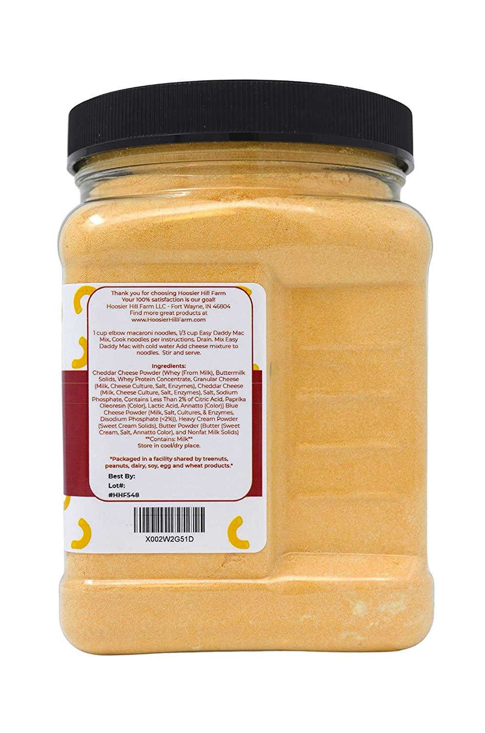 Hoosier Hill Farm Daddy Mac Mix - 1 Pound Pack - Real Butter & Milk ...