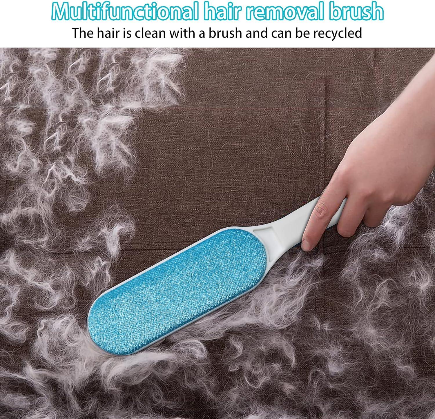 2 Pack Double Sided Furniture Lint Remover Brushes- Self Cleaning Pet ...