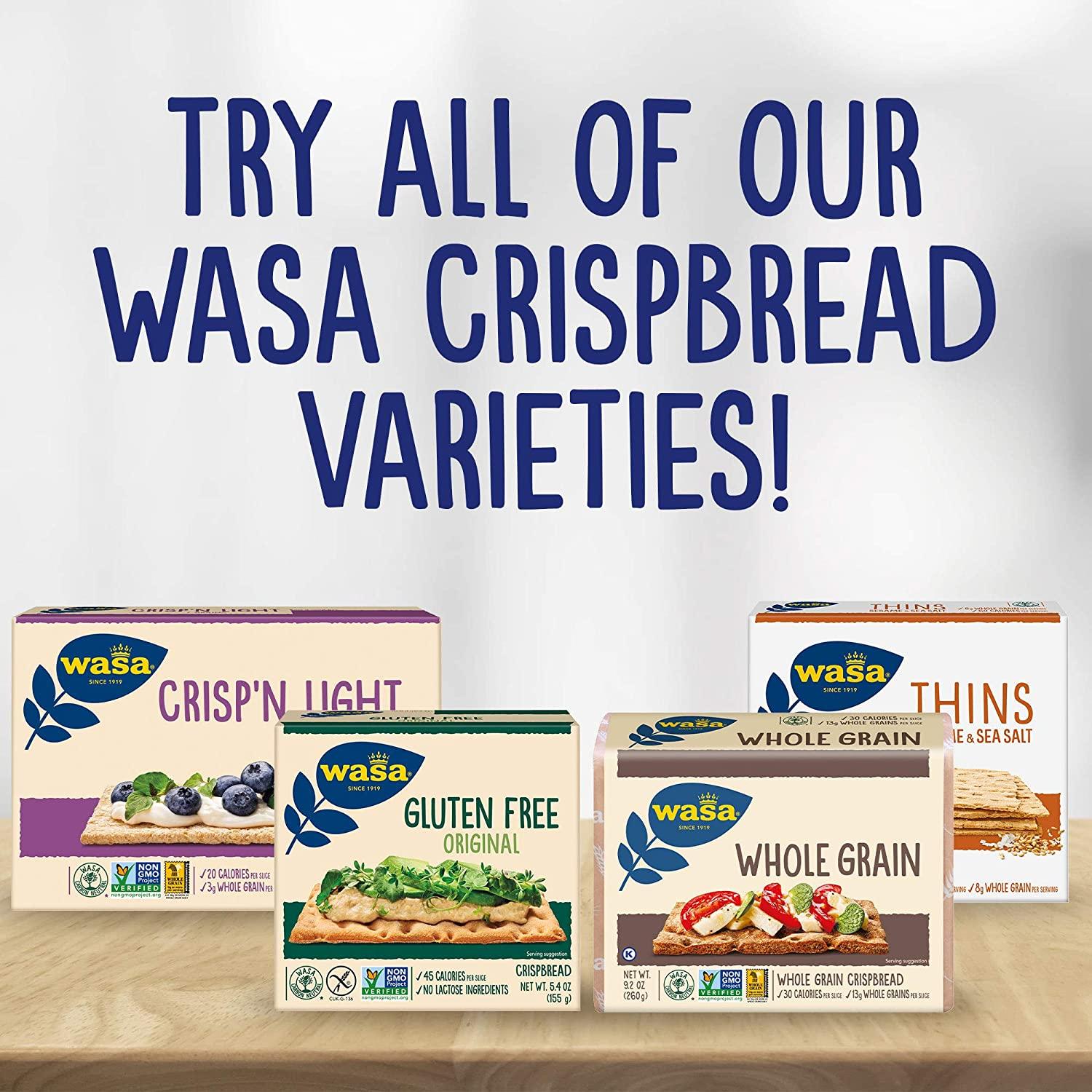 Wasa Crispbread Multi Grain 9.7oz (Pack of 12) - Healthy & Delicious ...