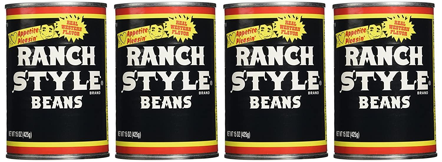 Ranch Style Beans Black 15oz - Pack of 4 | Delicious and Convenient ...