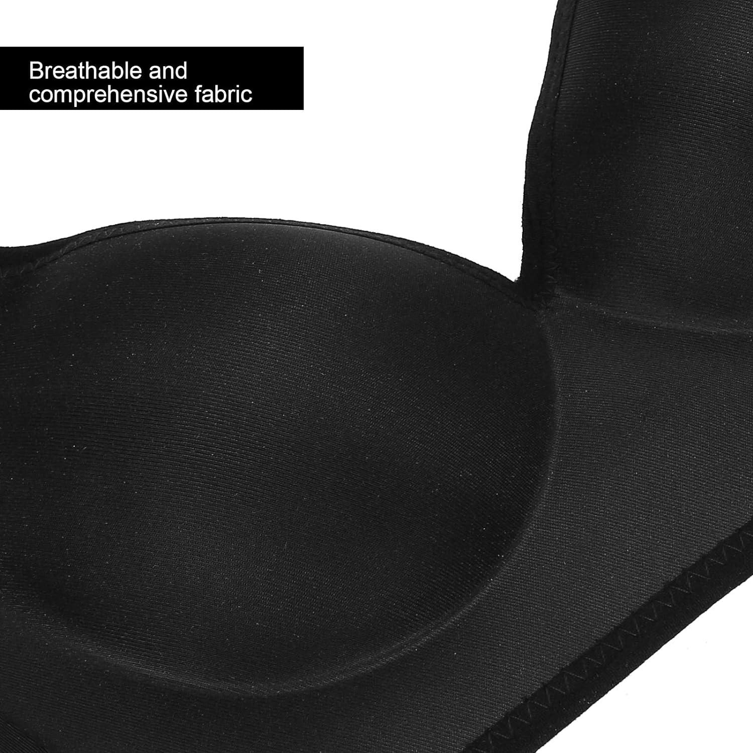 Heating Bra USB Black Plug-In - Breast Enhancement & Shaping Massage Bra