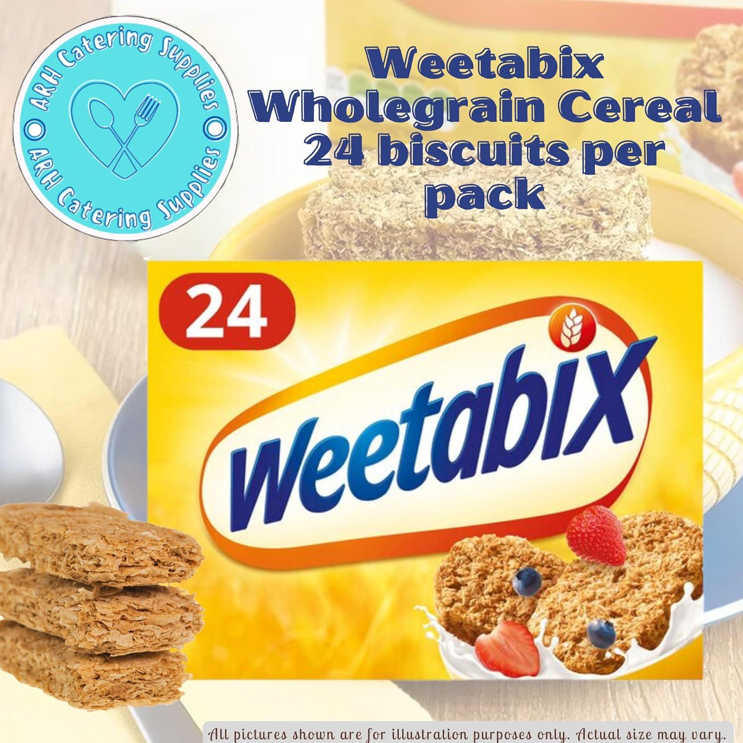 Weetabix Wholegrain Cereal 24 Biscuits Pack - Nutritious & Delicious ...