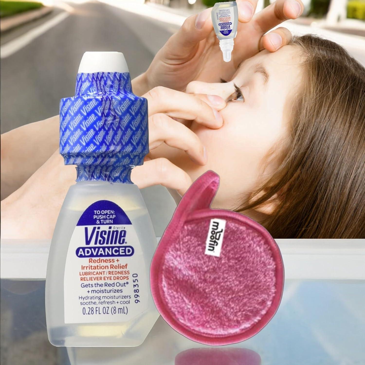Advanced Relief Eye Drops - Hydrating Moisturizer for Dry Eyes & Makeup ...