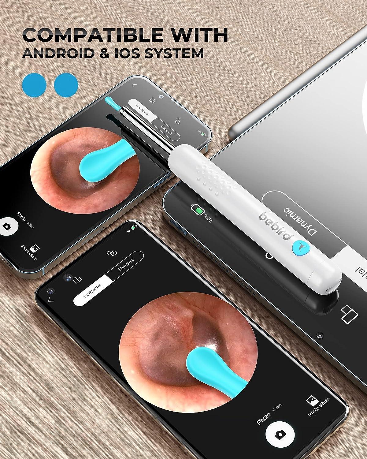 Ear Wax Removal Tool Camera - Wireless Otoscope with 1080P HD Camera ...