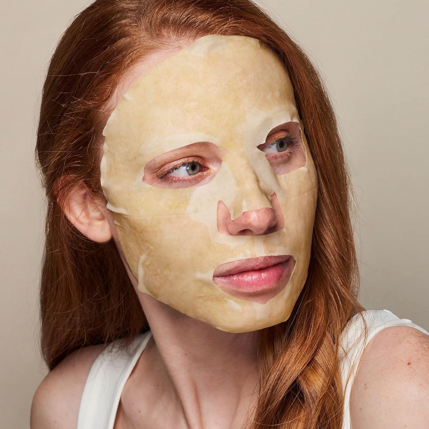 Iroha Intensive Facial Mask with Vitamin C & Hyaluronic Acid Revitalize ...