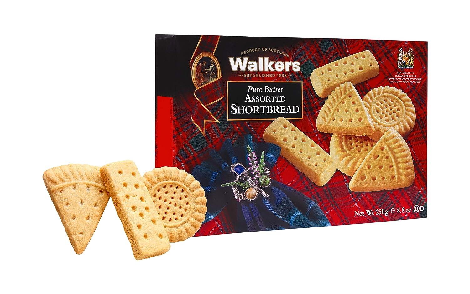 Walker's Shortbread Assorted Cookies 8.8 Oz Box - Pack of 6 | Pure ...