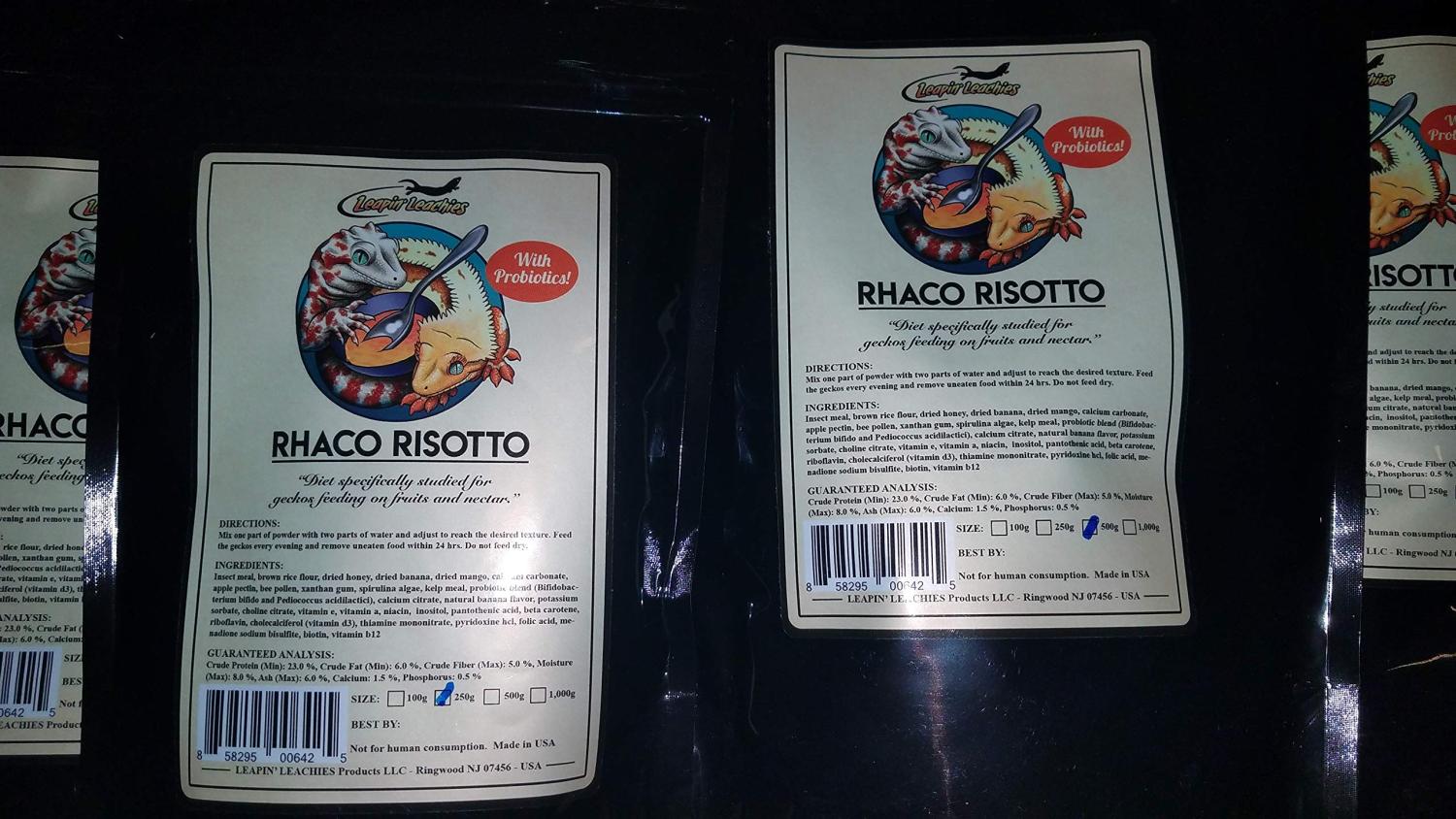 Leapin' Leachies Rhaco Risotto - Premium 1000g Packaging for ...