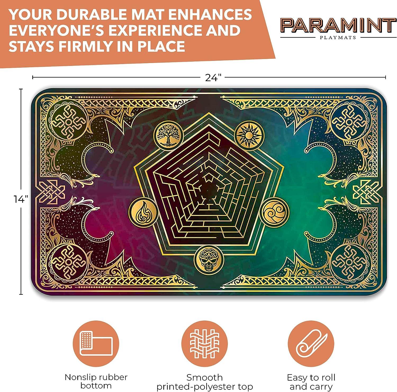 Paramint Mana Blast (Stitched) Playmat for MTG, YuGiOh, Pokemon TCG - Original Art Designs | Buy ...