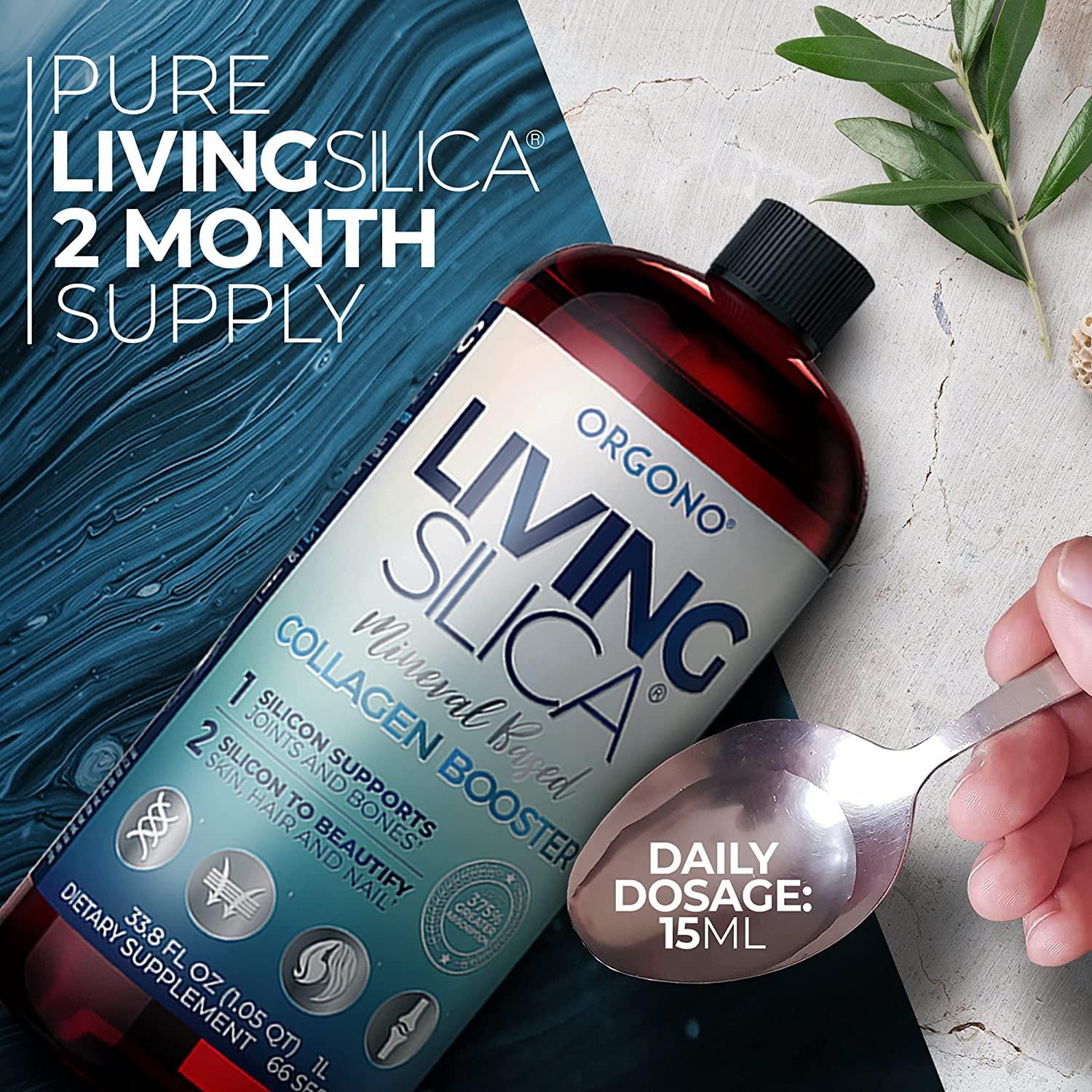 Orgono Living Silica Collagen Booster 33.85 fl oz - Silicium ...
