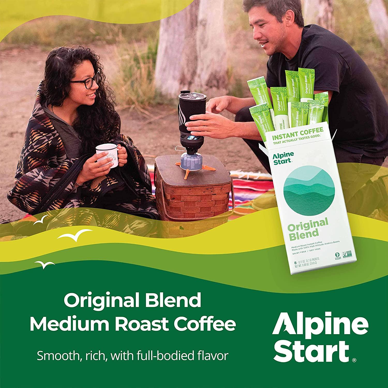 Alpine Start Premium Instant Coffee Medium Roast Original Blend - Dairy ...