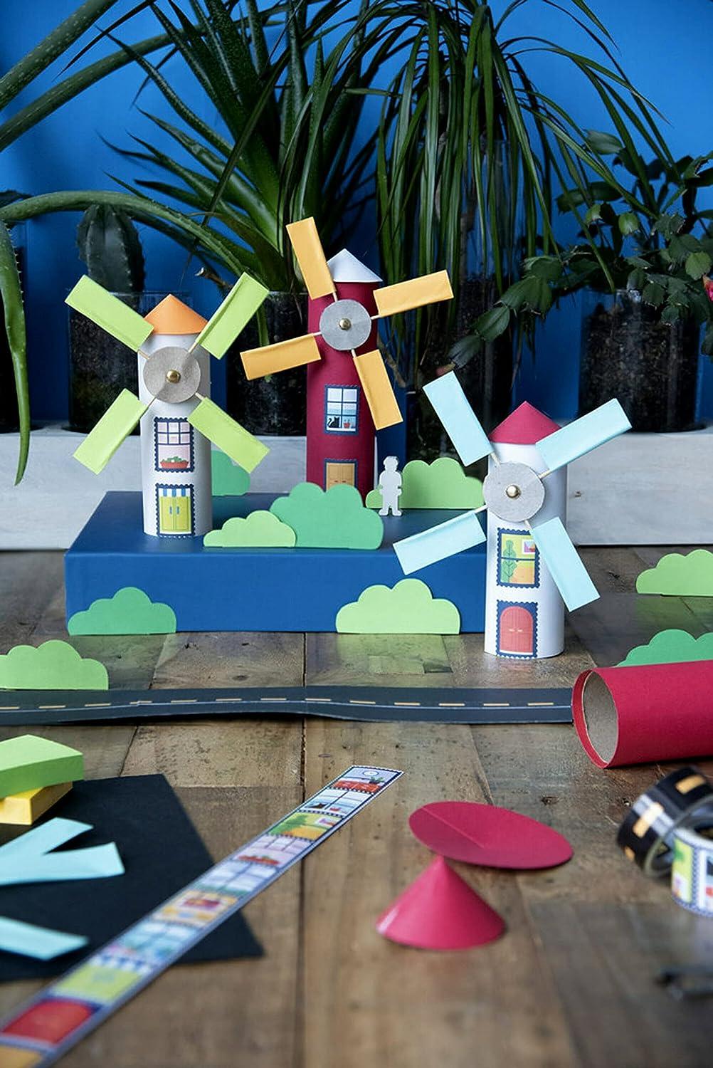 Scotch STEAM Kids Craft Kit STEM City Crafter Build Box Super-Hold Tape ...