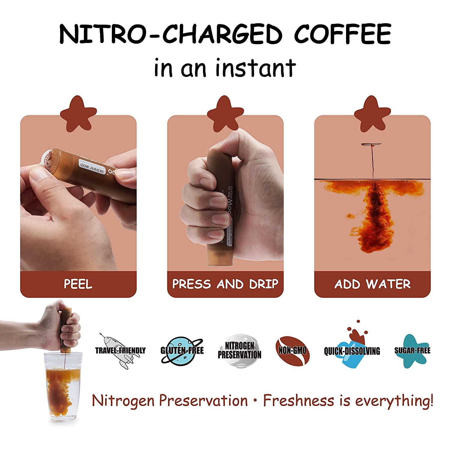 Nitro Cold Brew Coffee Concentrate Mix Pack (Keto, Collagen, Brain ...