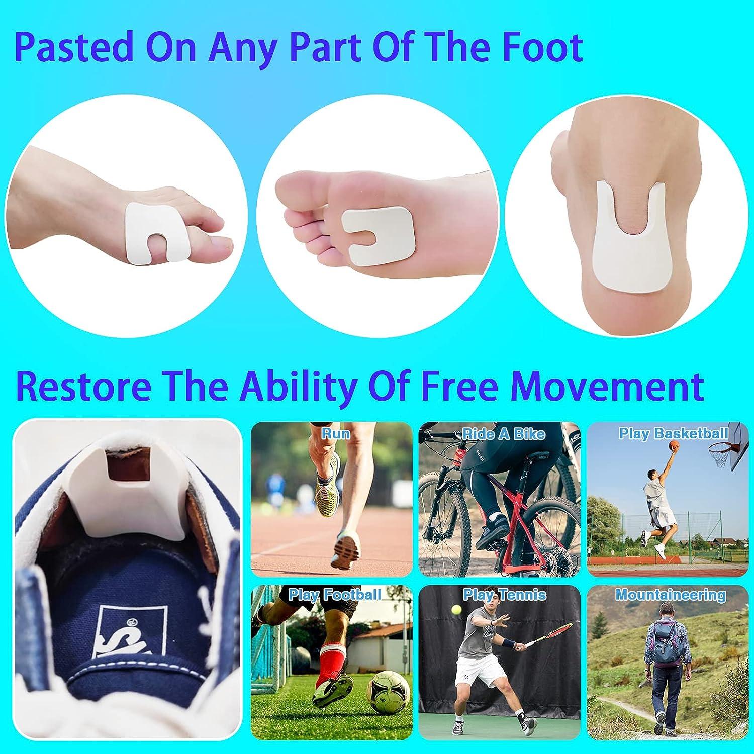 50Pcs U-Shaped Callus Cushions | Foot Pads Foam for Pain Relief | Pedi ...