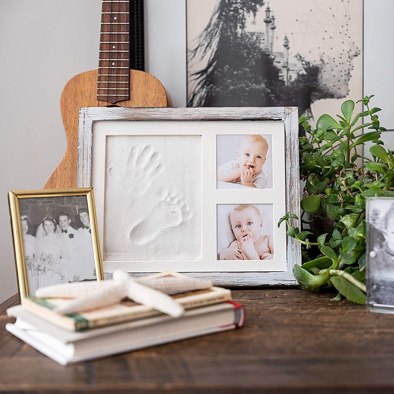 Baby Handprint & Footprint Kit - Driftwood Grey | 3 Month Old Must-Have ...