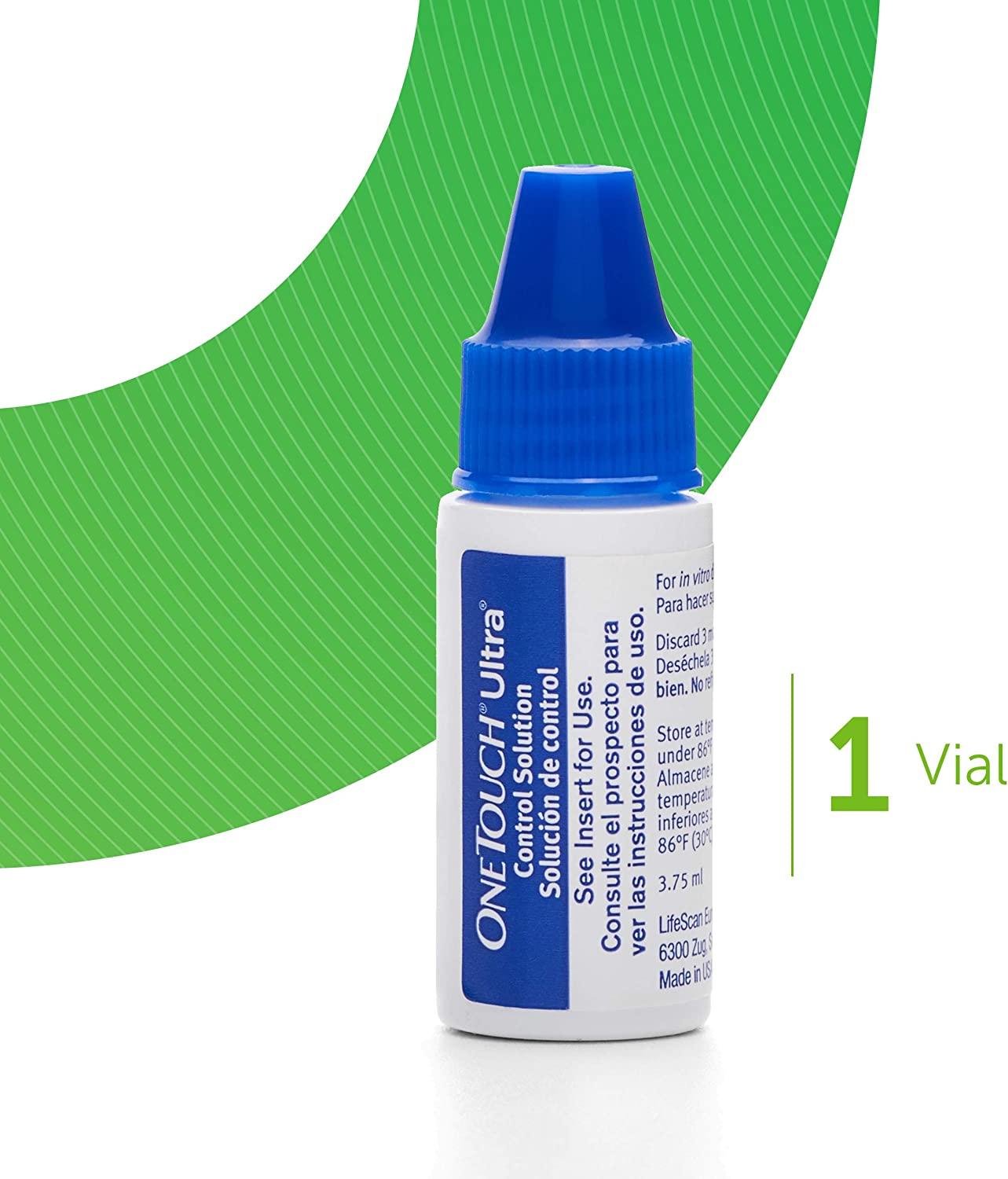 OneTouch Ultra Control Solution - 0.126 Fl Oz | For Blood Glucose ...