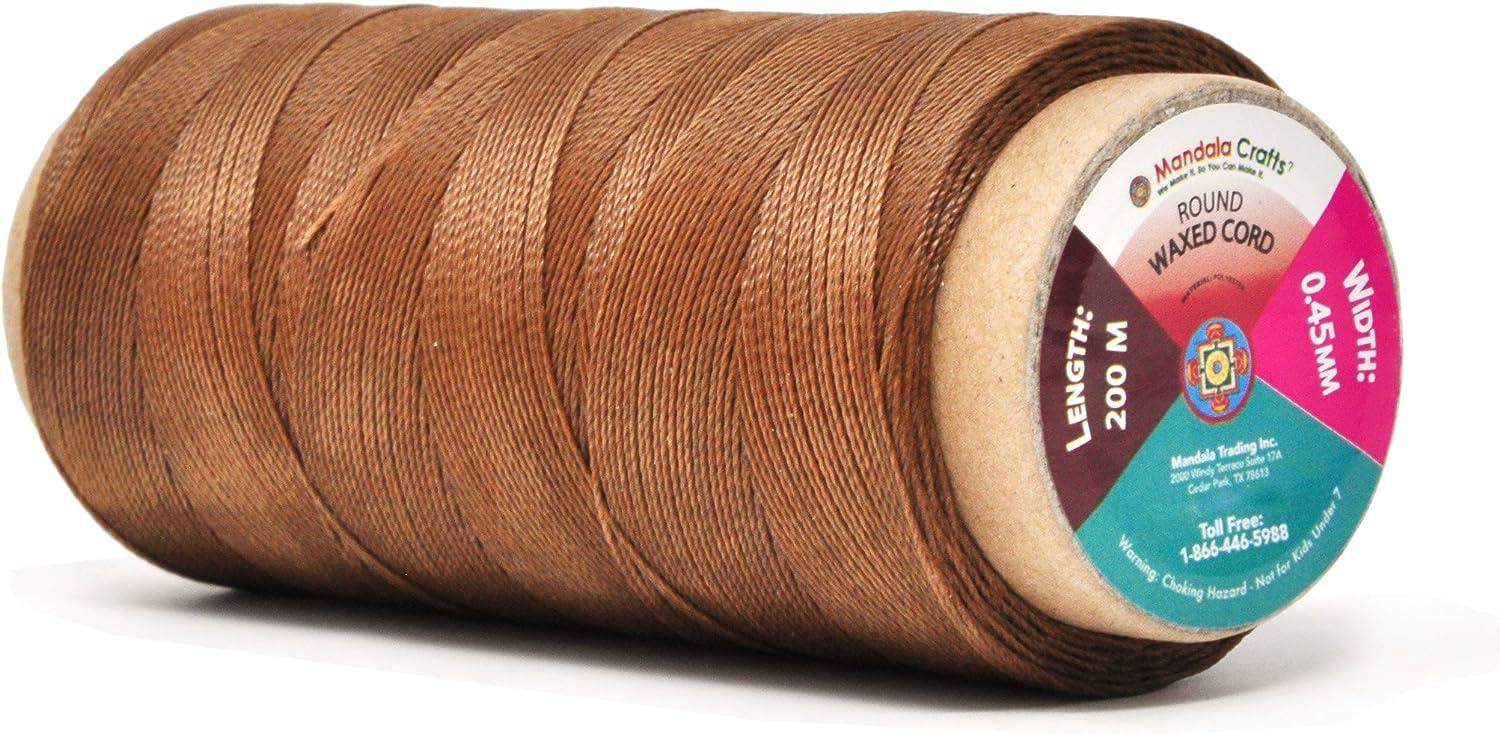 brown thread for craft