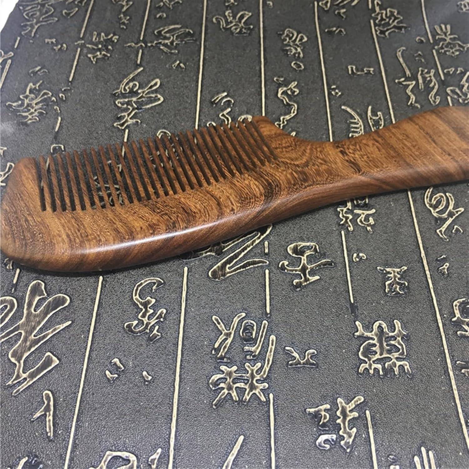 WRLRUILIAN Salon Long Wide Teeth Comb - Massage Comb for Home Use ...