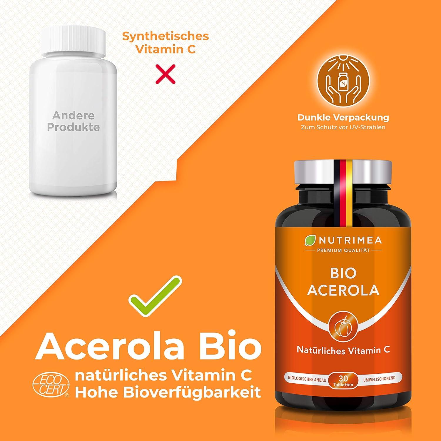 Buy Acerola Organic Loop Tablets - 1000mg Natural Vitamin C | Vegan ...