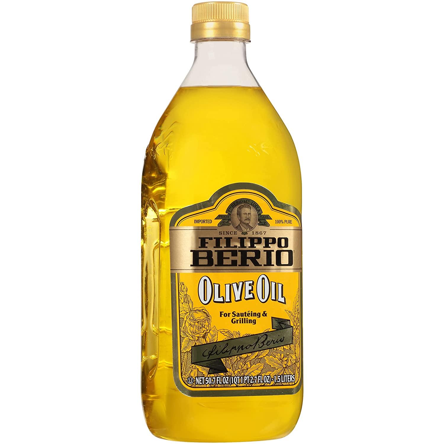 Filippo Berio Pure Olive Oil 50.7oz | Recycled rPET Bottle | 100% ...