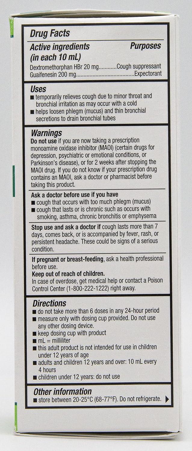 Quality Choice Tussin DM - Non-Drowsy Expectorant & Cough Suppressant ...