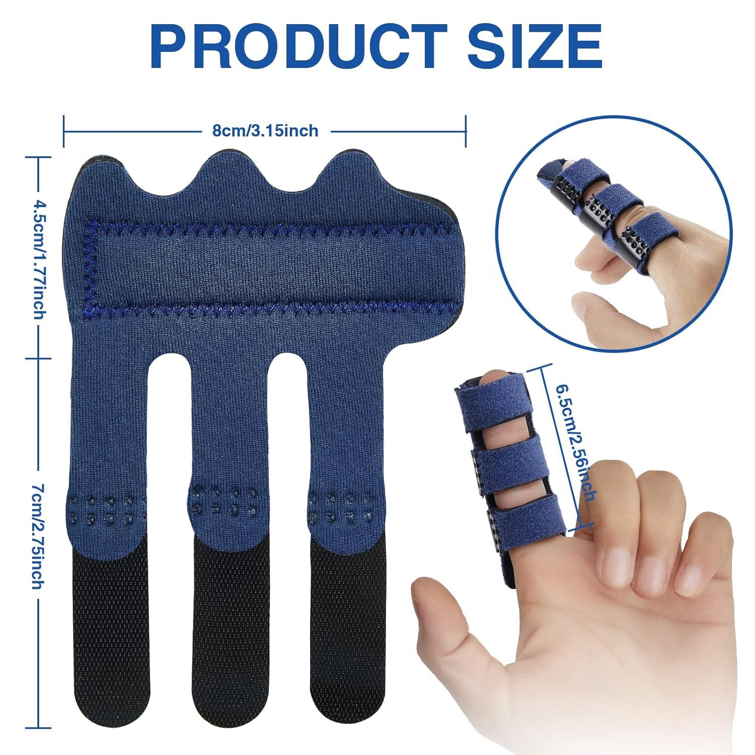 Echify Finger Splint - 3pcs Upgraded Finger Support Trigger Finger ...